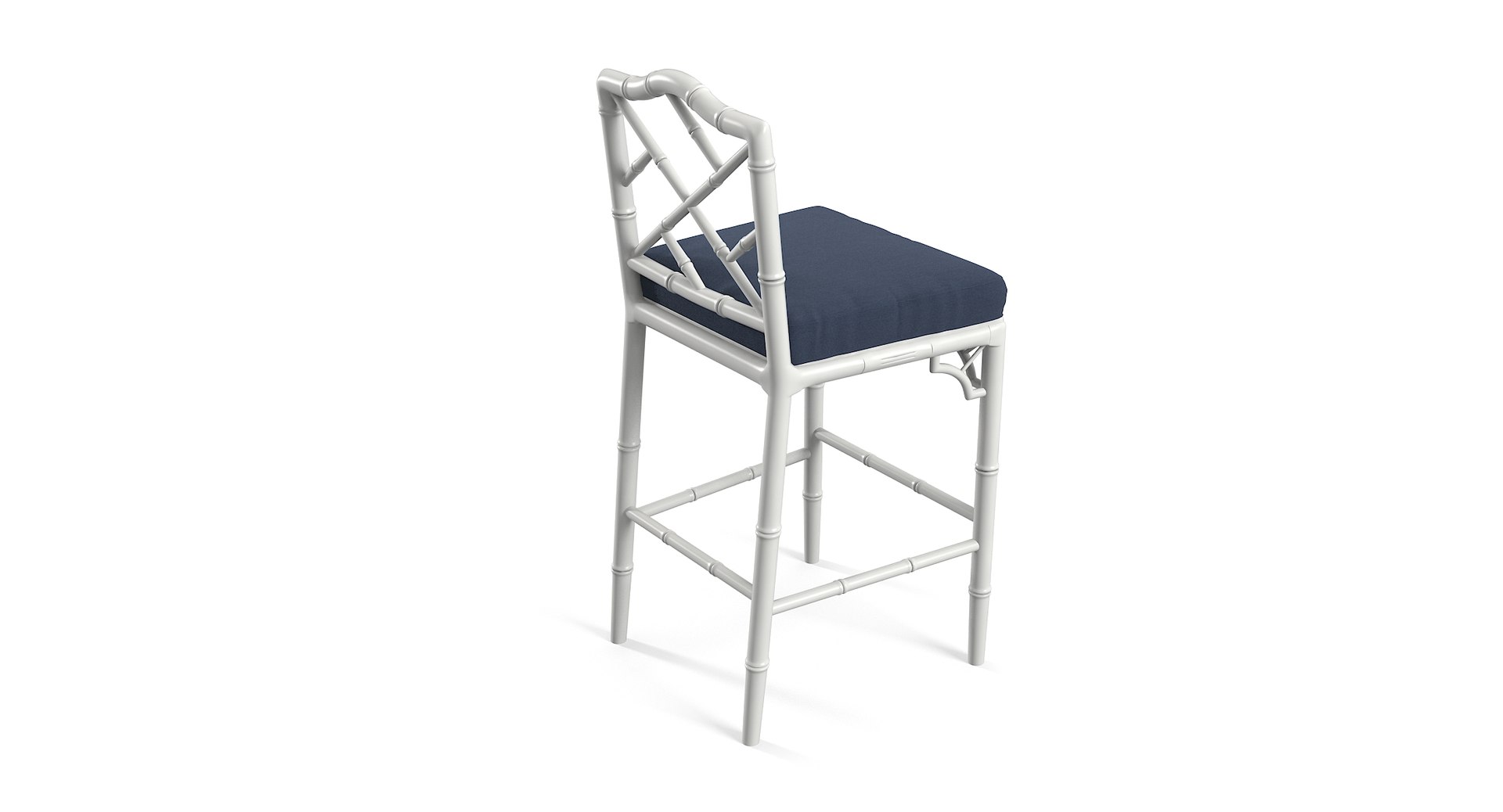 Chippendale Counter Stool 3d Model