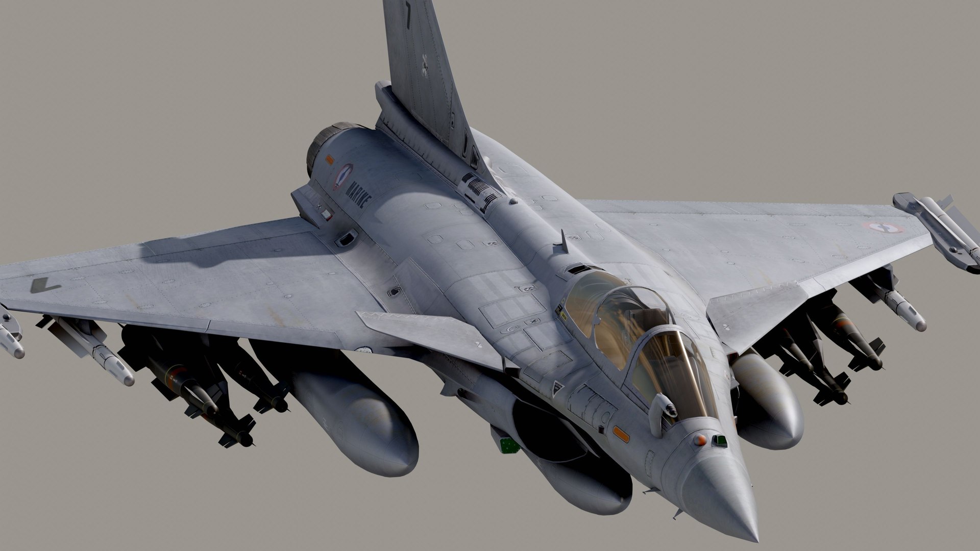 Dassault Rafale M - Fully Rigged 3D Model - TurboSquid 2074451