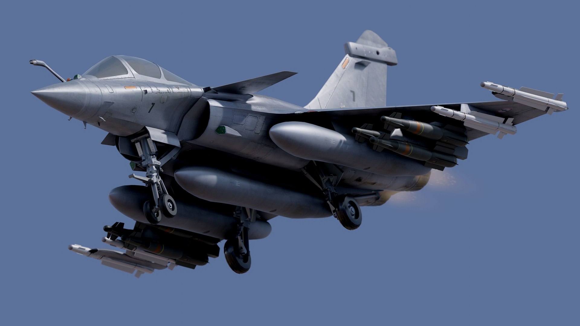 Dassault Rafale M - Fully Rigged 3D Model - TurboSquid 2074451
