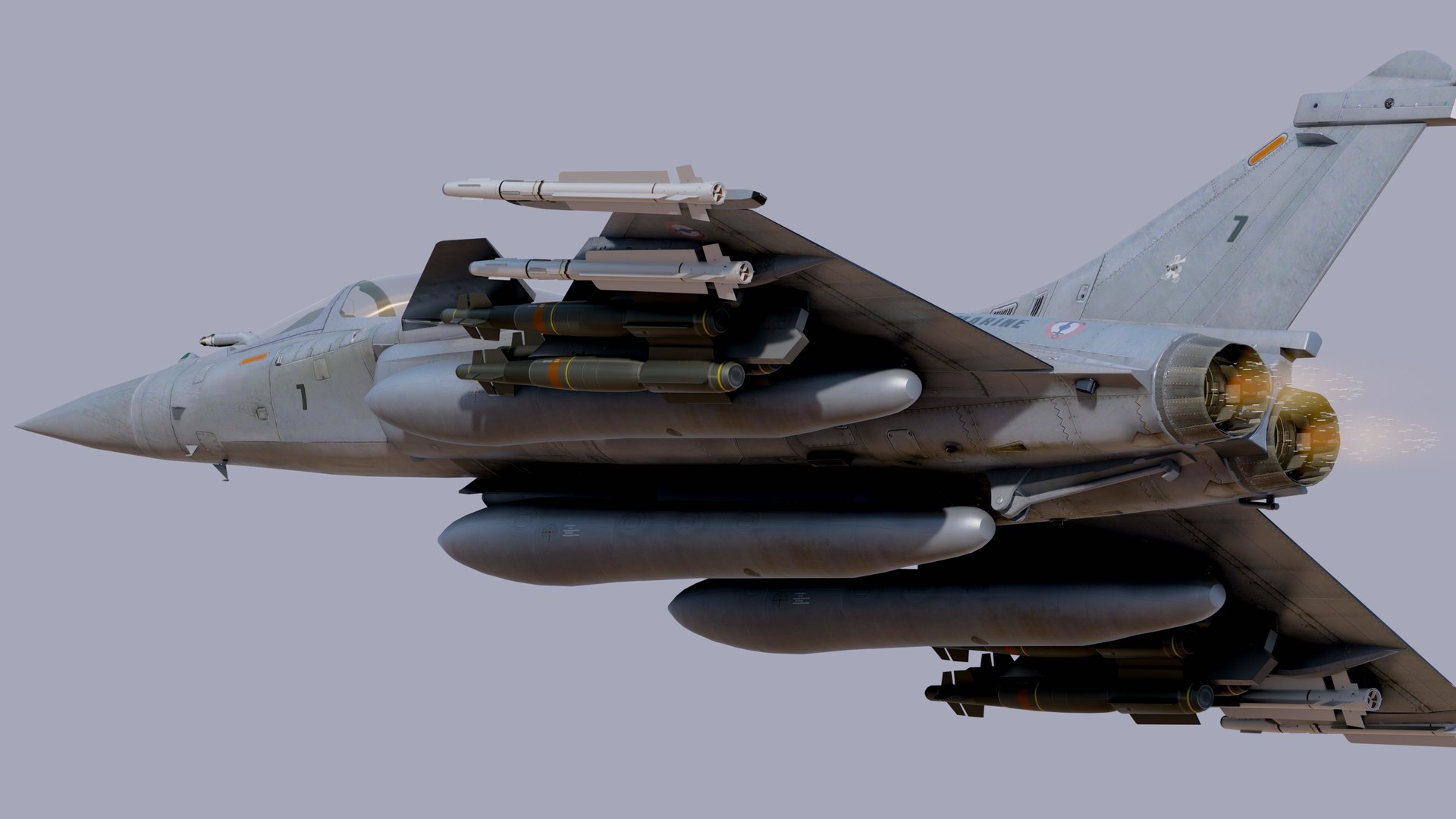 Dassault Rafale M - Fully Rigged 3D Model - TurboSquid 2074451
