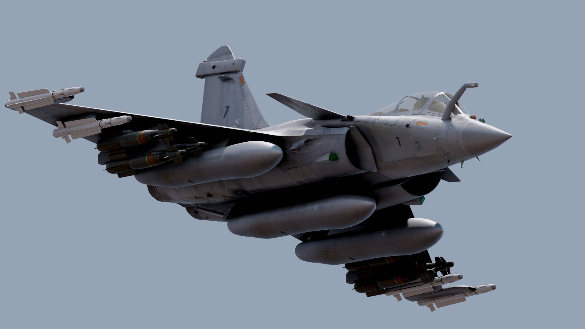 Dassault Rafale M - Fully Rigged 3D Model - TurboSquid 2074451