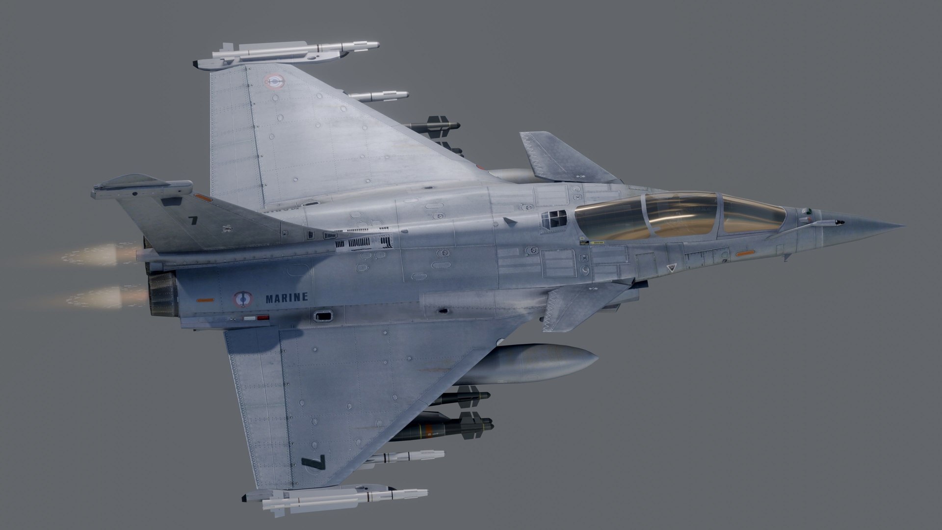 Dassault Rafale M - Fully Rigged 3D Model - TurboSquid 2074451