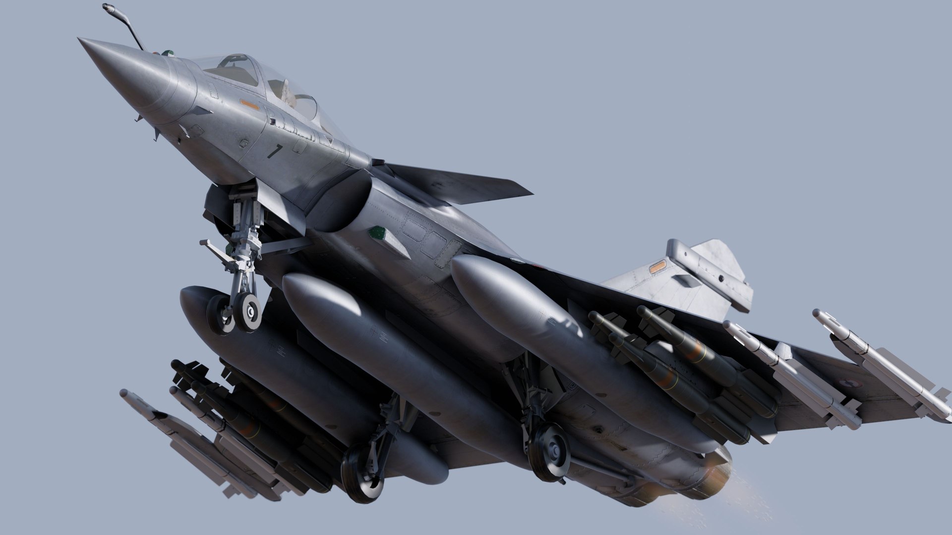 Dassault Rafale M - Fully Rigged 3D Model - TurboSquid 2074451