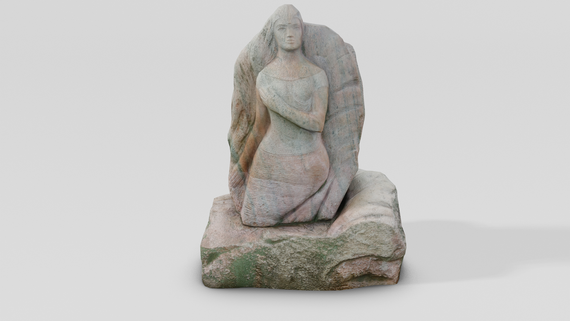 3D Stone Woman Statue Model - TurboSquid 1812765