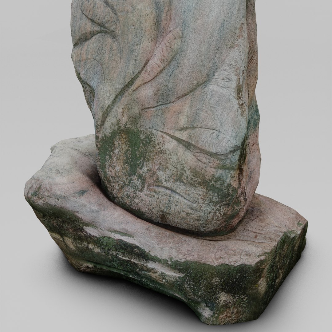 3D Stone Woman Statue Model - TurboSquid 1812765