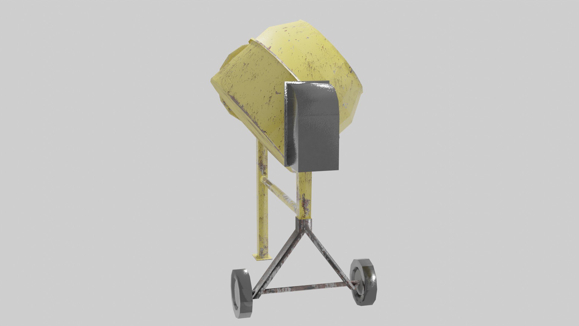 3D Cement mixer model - TurboSquid 2030673