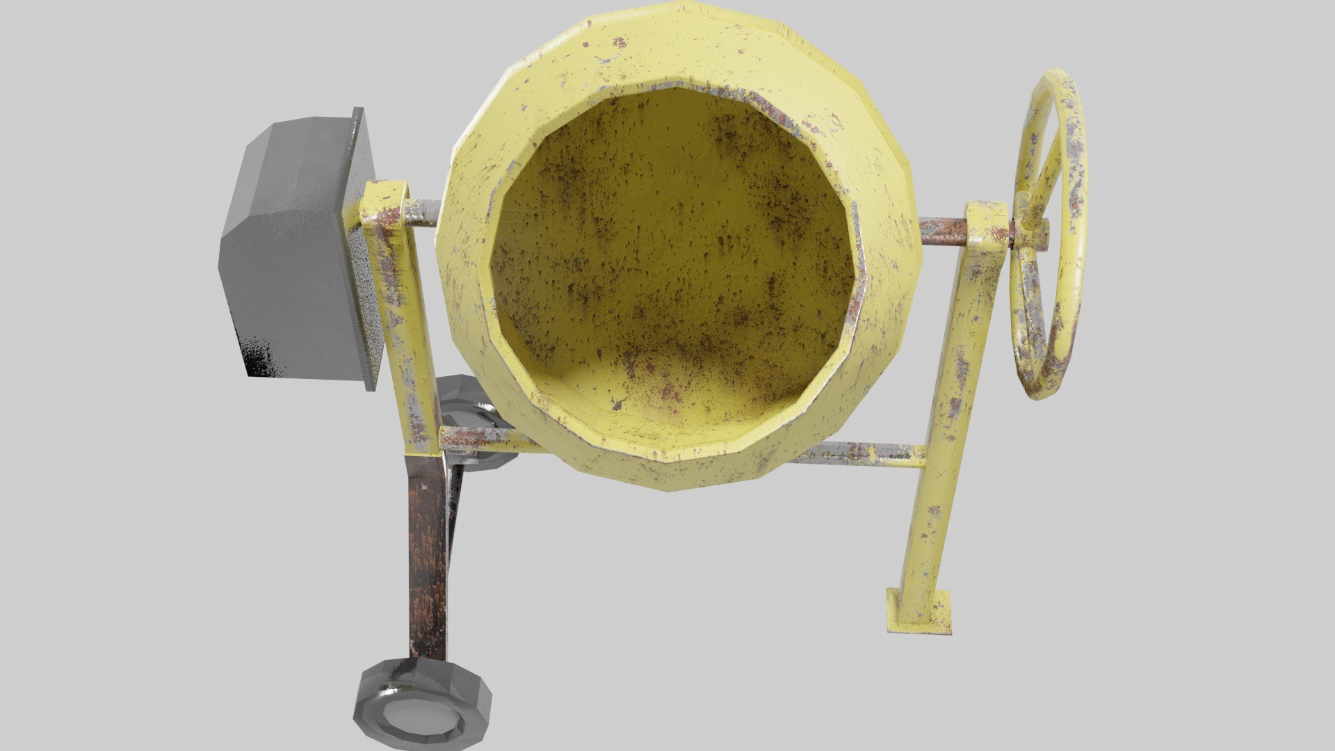 3D Cement mixer model - TurboSquid 2030673