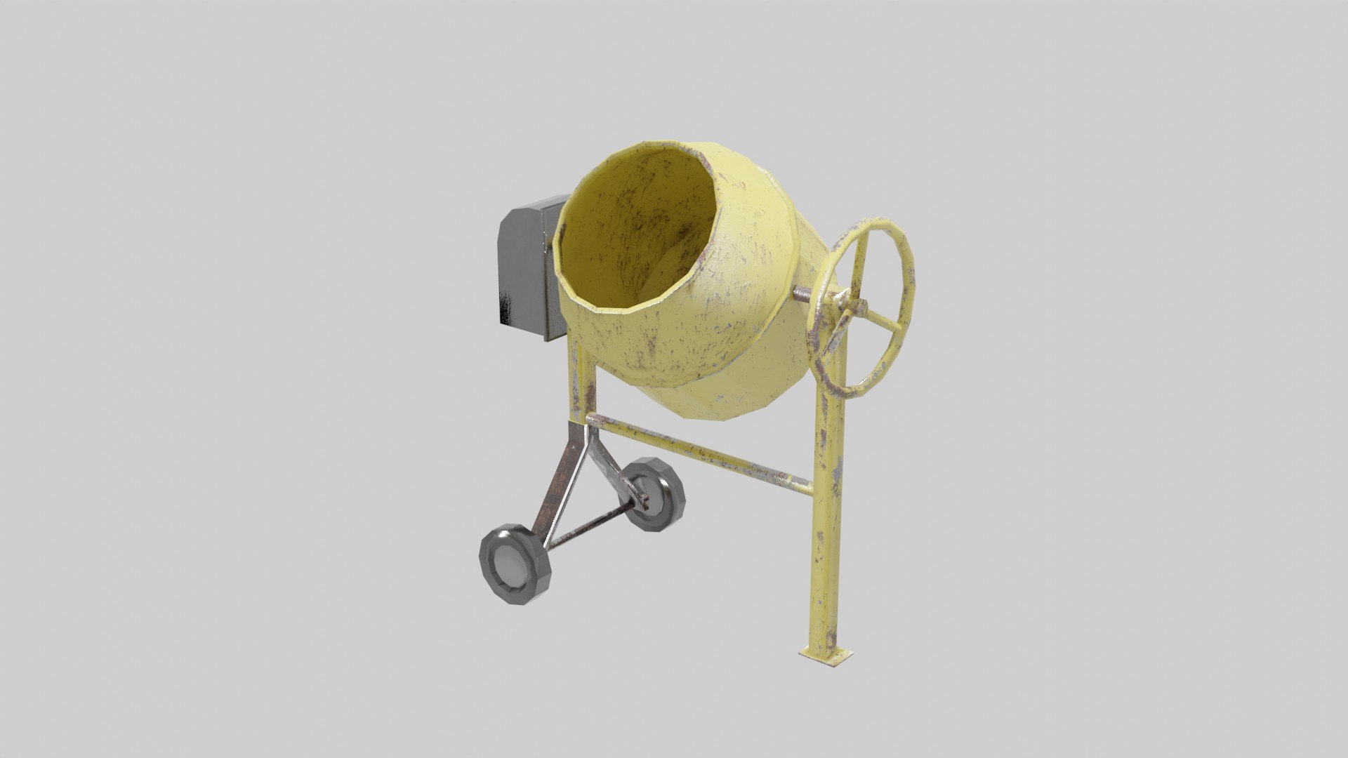 3D Cement mixer model - TurboSquid 2030673