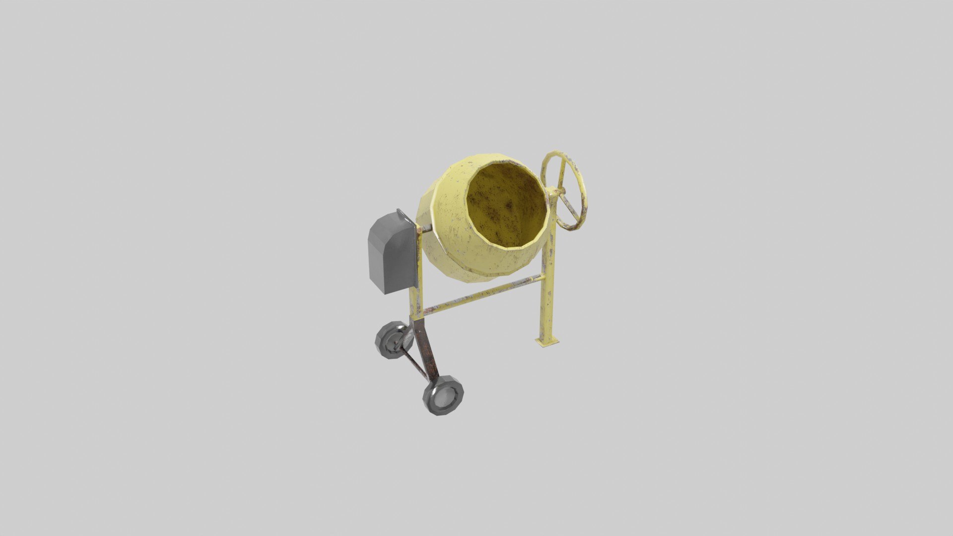 3D Cement mixer model - TurboSquid 2030673