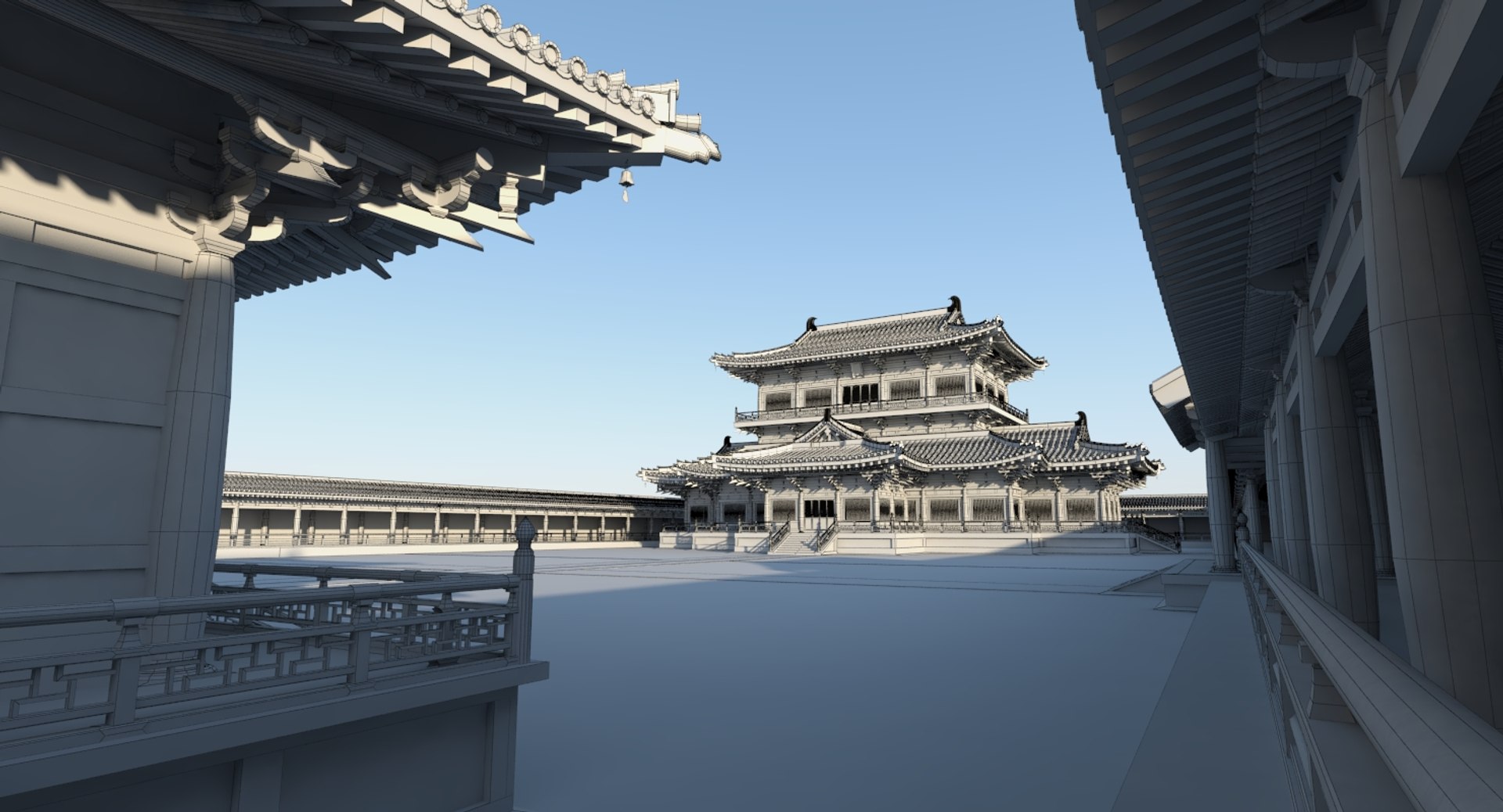 3d Model Chinese Palace