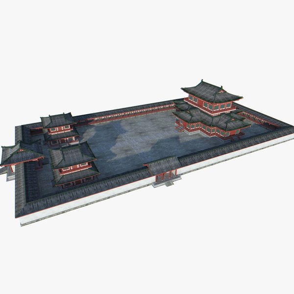 3d model chinese palace