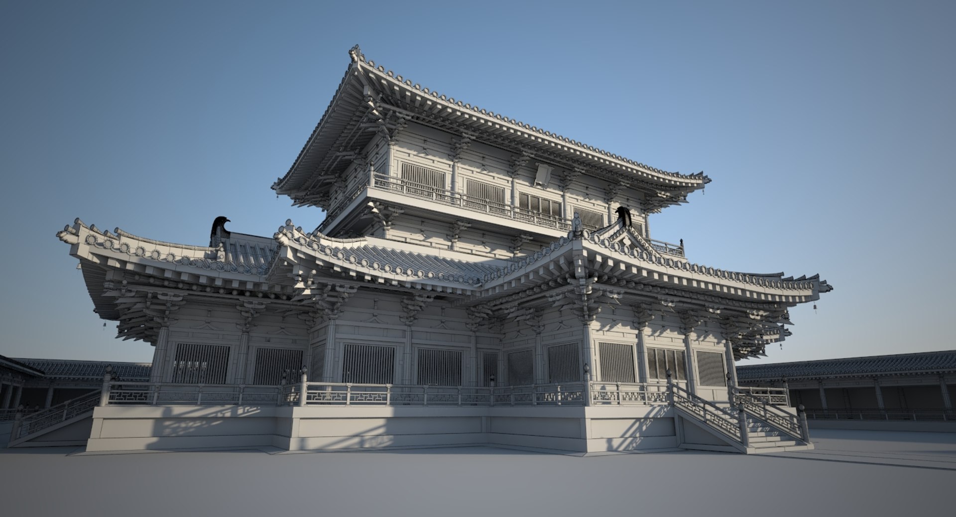 3d Model Chinese Palace