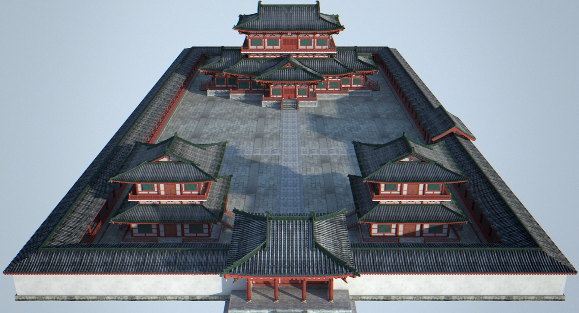 3d Model Chinese Palace