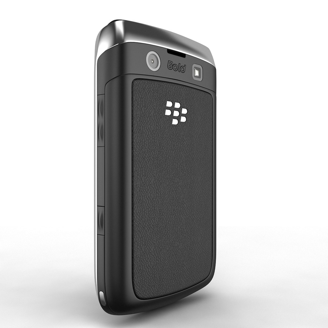 Blackberry Bold 9780 3d Model
