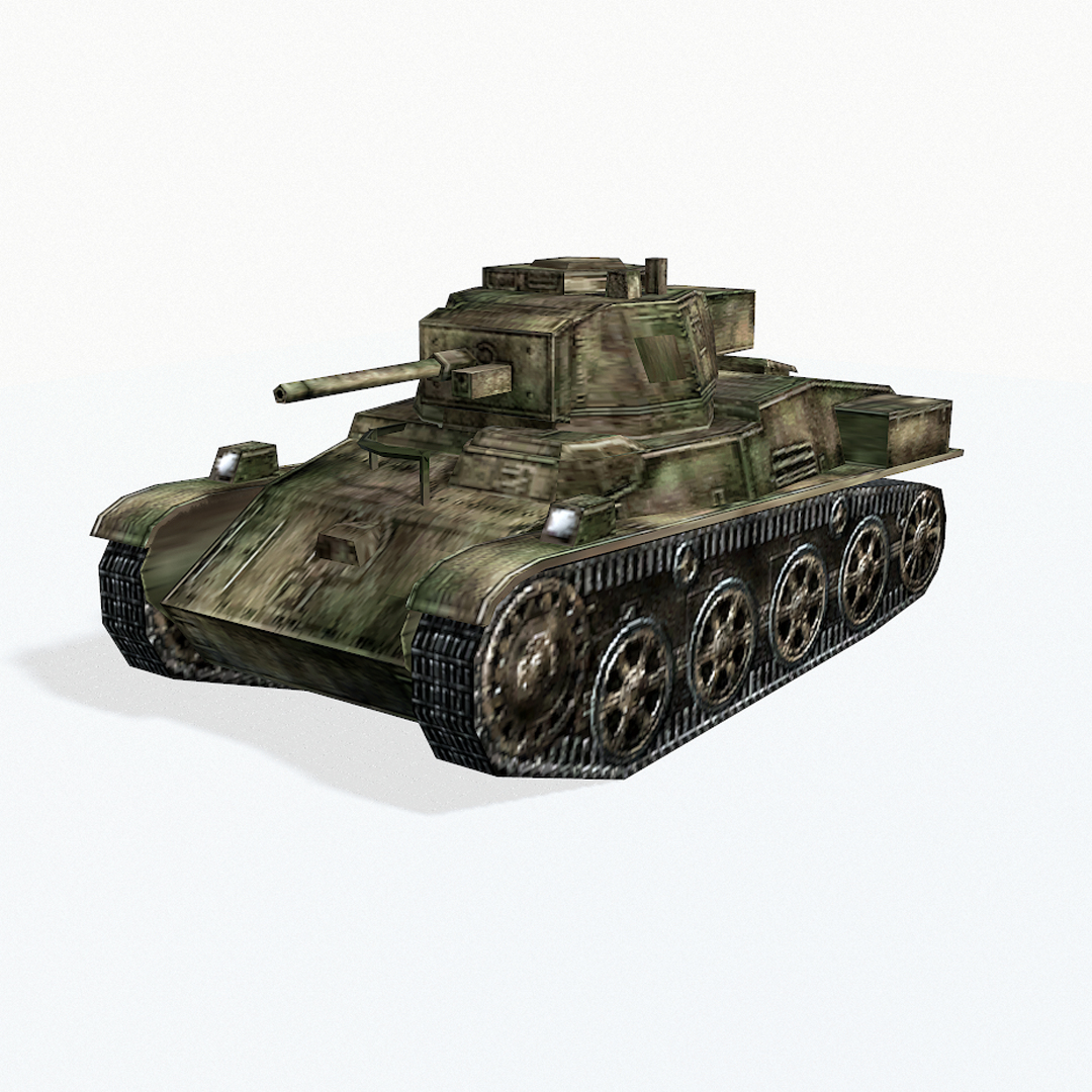 3d 38m toldi light tank model