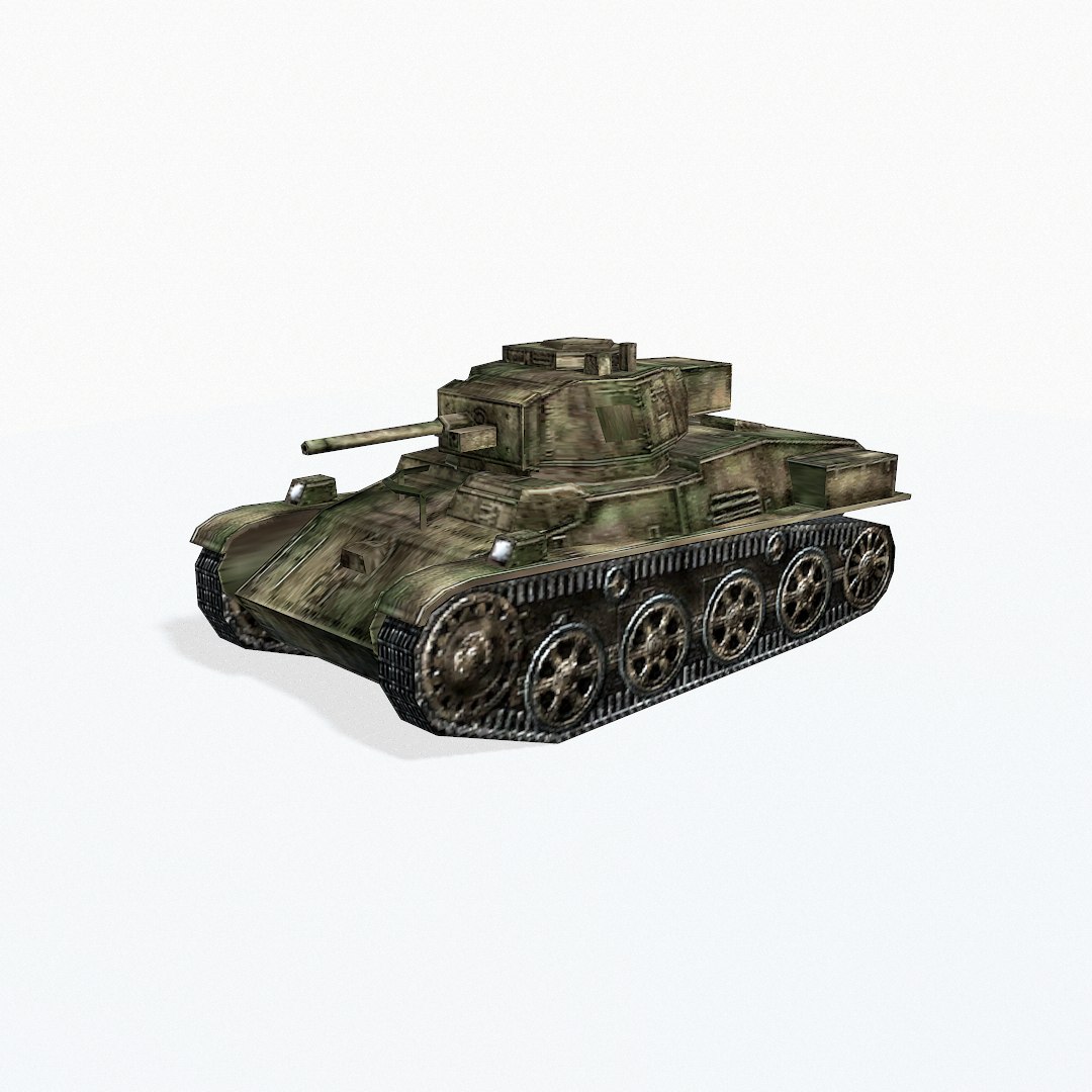 3d 38m Toldi Light Tank Model