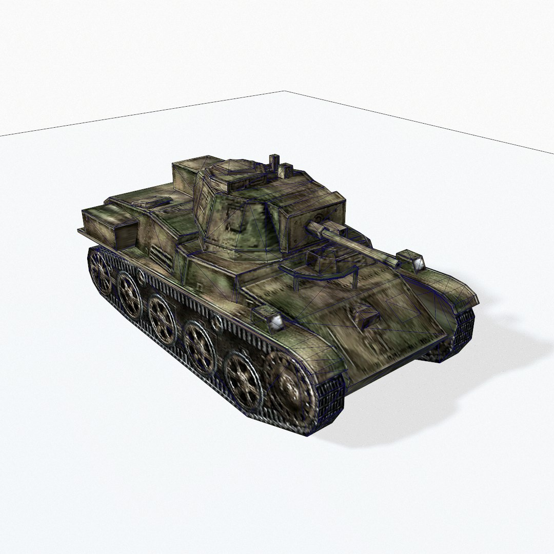 3d 38m Toldi Light Tank Model