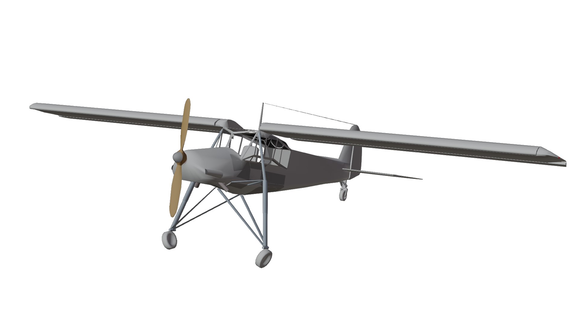 3D Fieseler Fi 156 Storch Model - TurboSquid 2328802