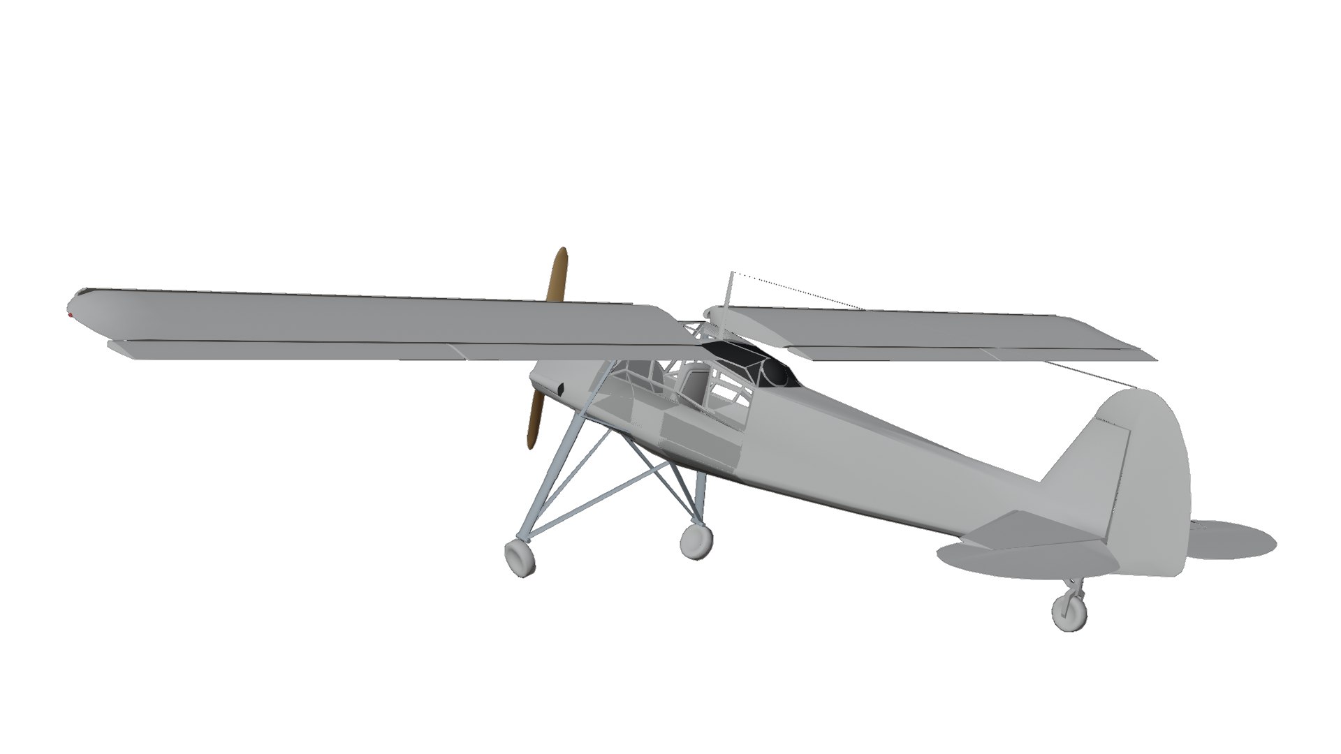 3D Fieseler Fi 156 Storch Model - TurboSquid 2328802