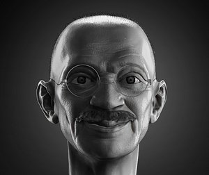 3D Mahatma Gandhi Models - Browse & Download Formats - TurboSquid