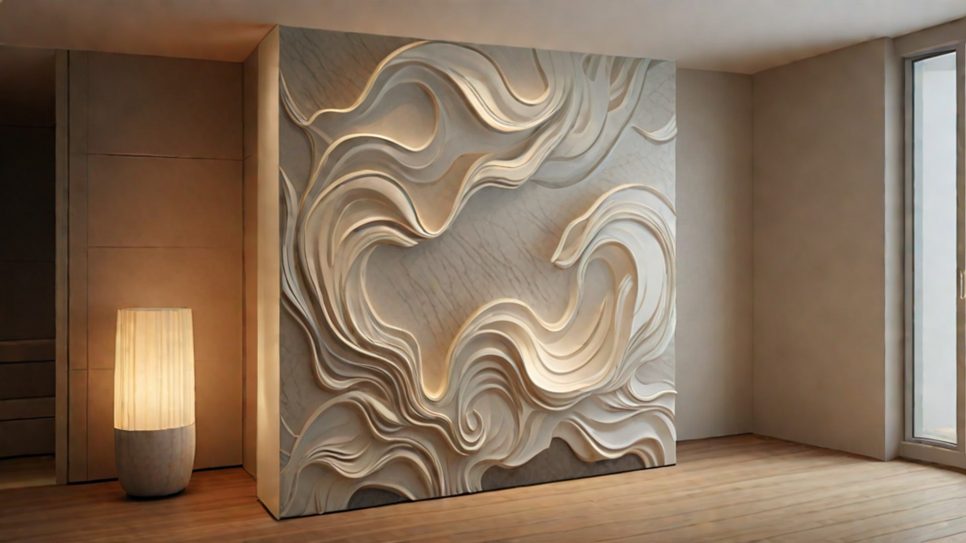 3D Modern Panel Wall Decor Set Relief Stl Mural CNC 163 - TurboSquid ...