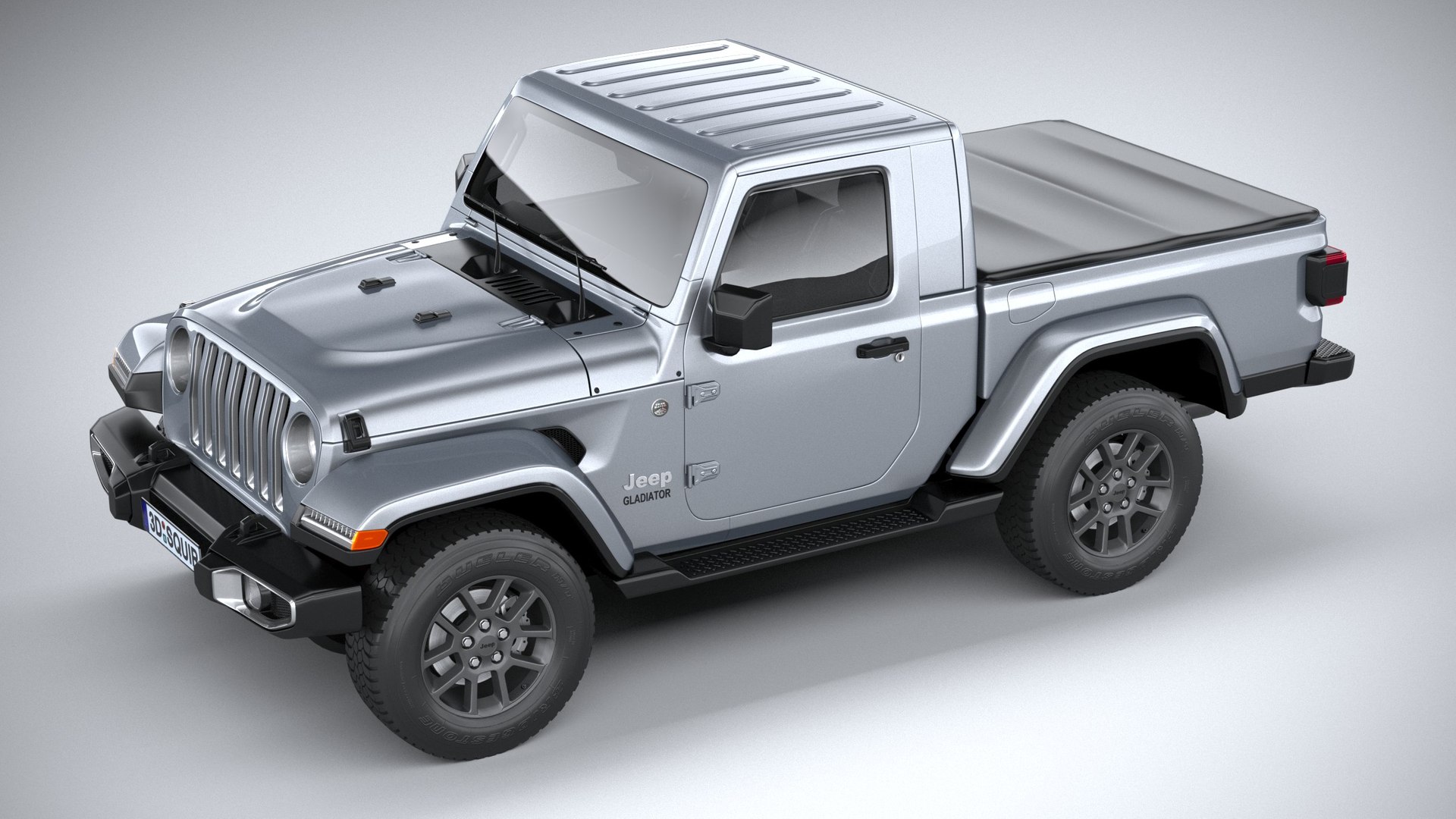 Jeep Gladiator SingleCab 2021 Model - TurboSquid 1812089