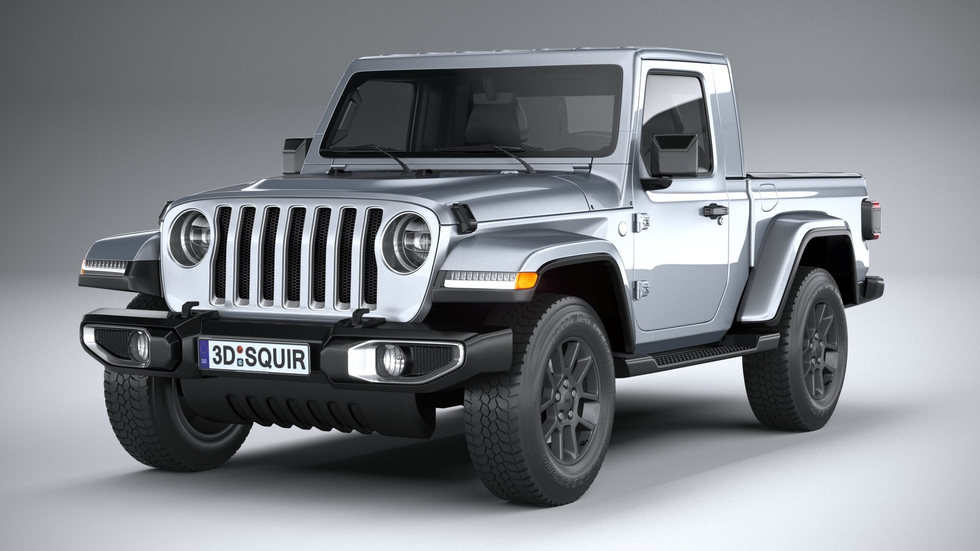 Jeep Gladiator SingleCab 2021 Model - TurboSquid 1812089