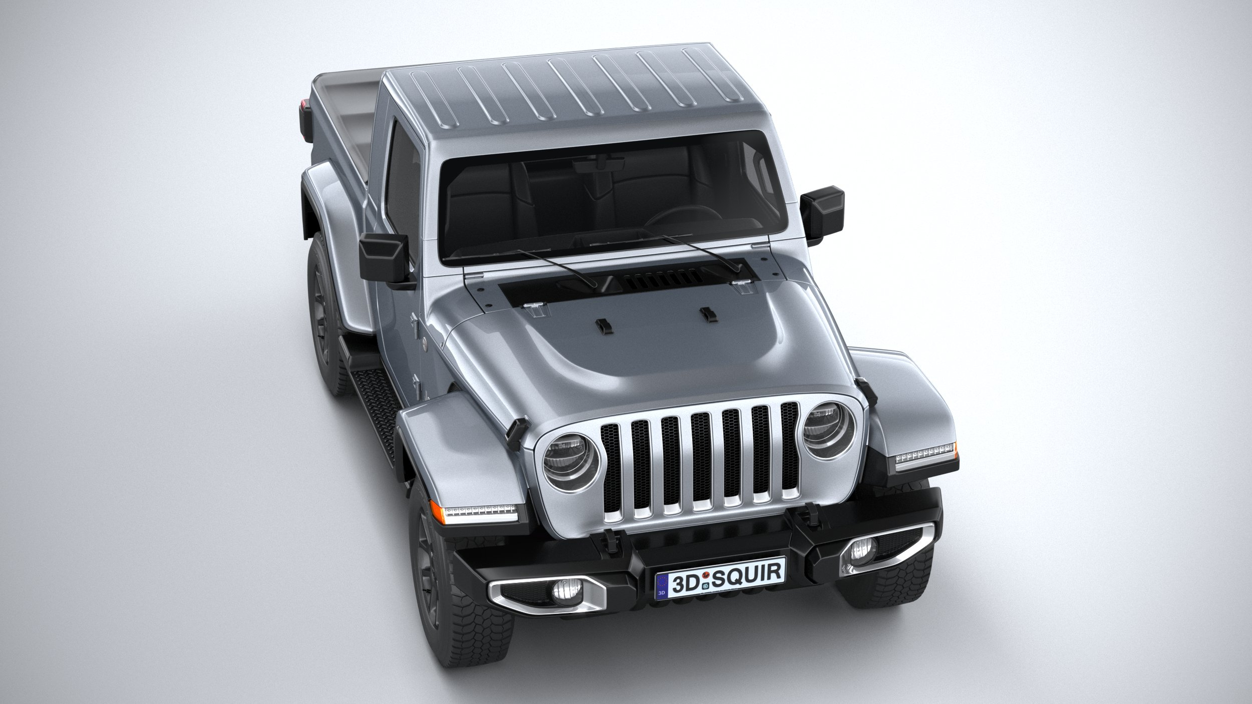 Jeep Gladiator SingleCab 2021 model - TurboSquid 1812089