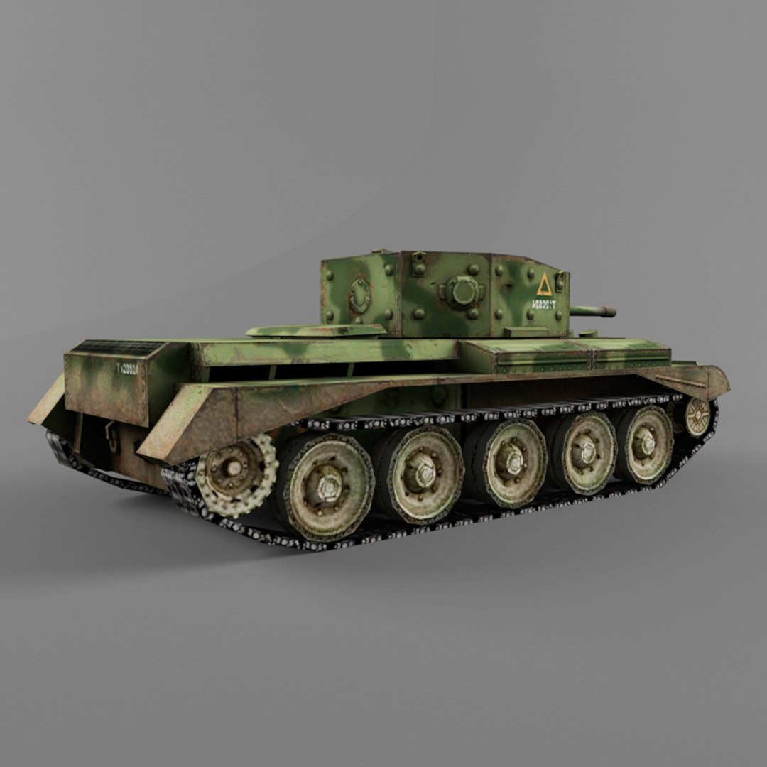 3d model of cromwell medium tank