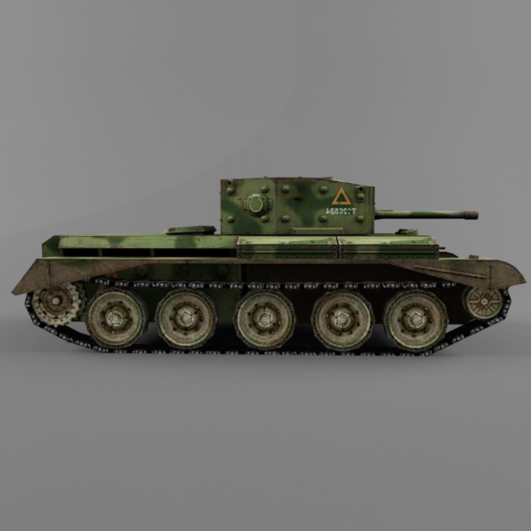 3d model of cromwell medium tank