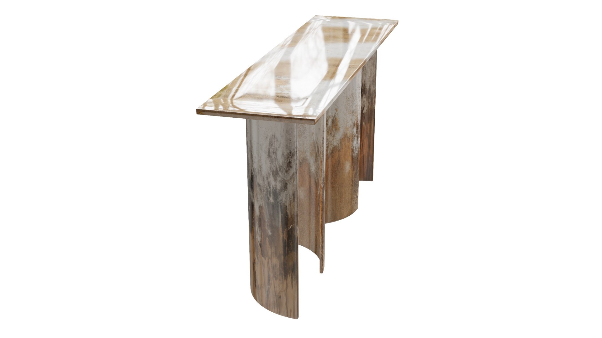 3D Cloud Console Made From Hand Silvered Murano Glass - TurboSquid 2278991