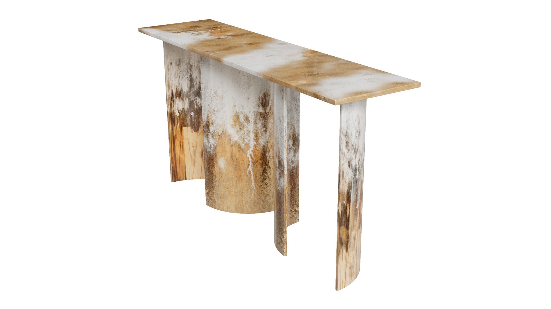 3D Cloud Console Made From Hand Silvered Murano Glass - TurboSquid 2278991