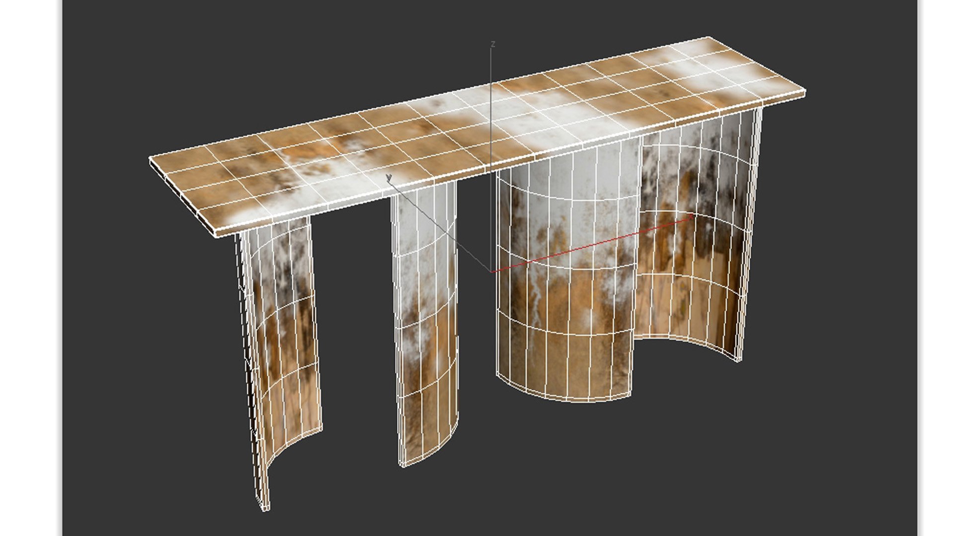 3D Cloud Console Made From Hand Silvered Murano Glass - TurboSquid 2278991