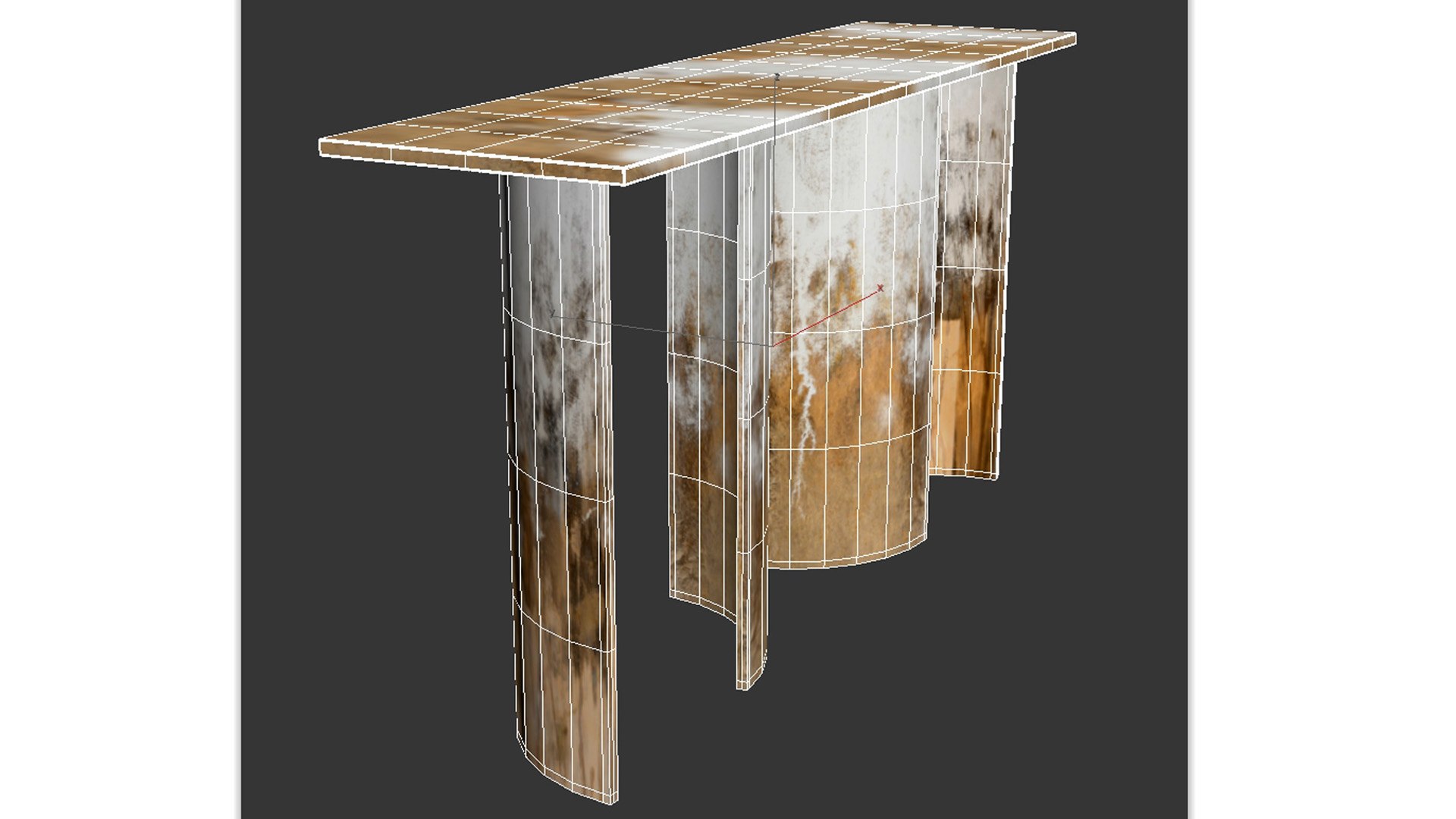 3D Cloud Console Made From Hand Silvered Murano Glass - TurboSquid 2278991