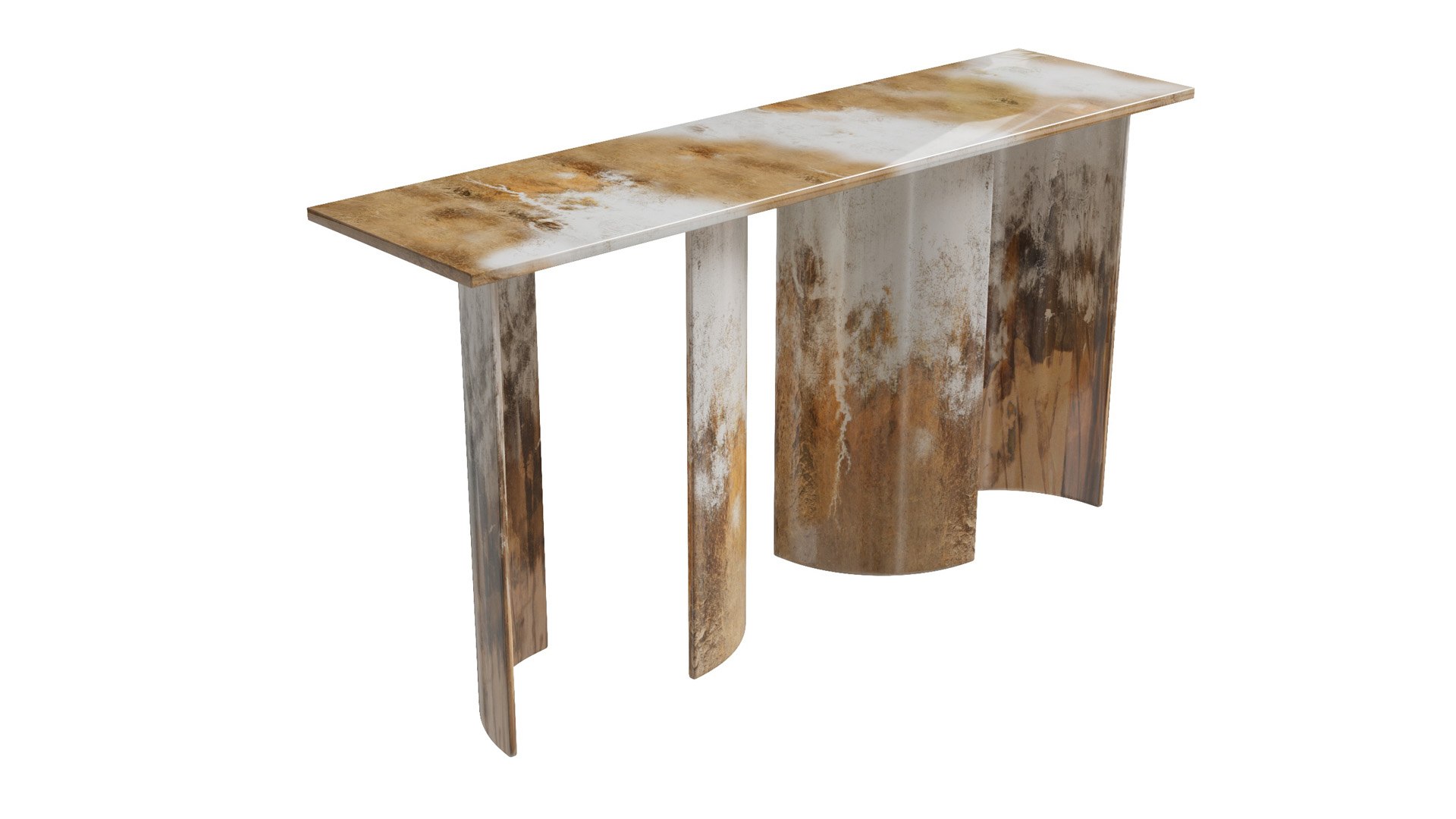 3D Cloud Console Made From Hand Silvered Murano Glass - TurboSquid 2278991