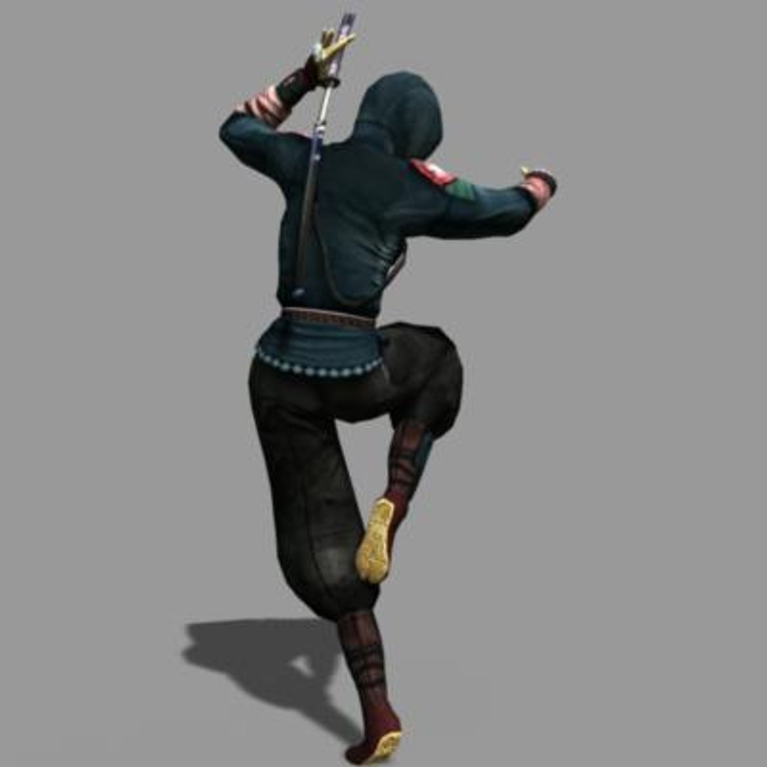 3d Female Asian Ninja Akiko
