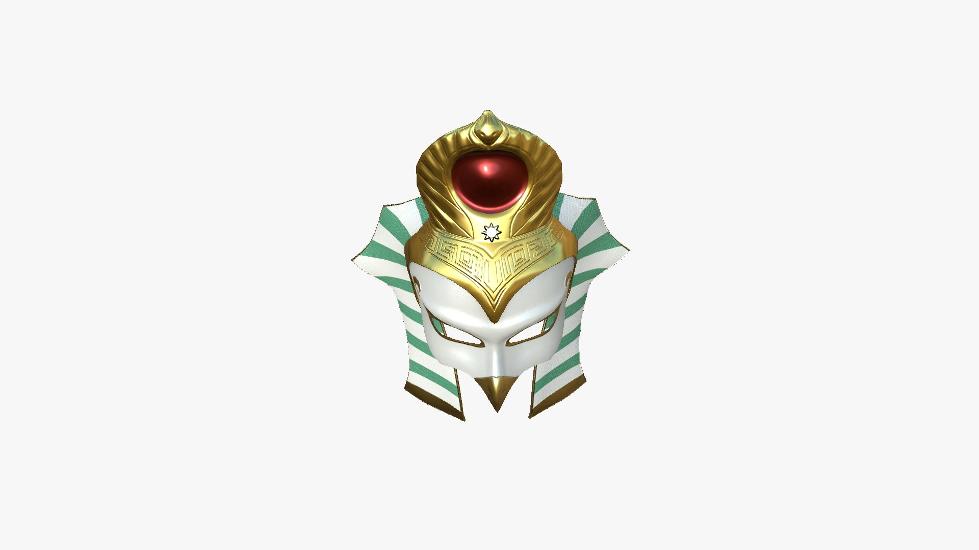 Ra Mask A10 - Egyptian Gods Character Clothing 3D Model - TurboSquid ...