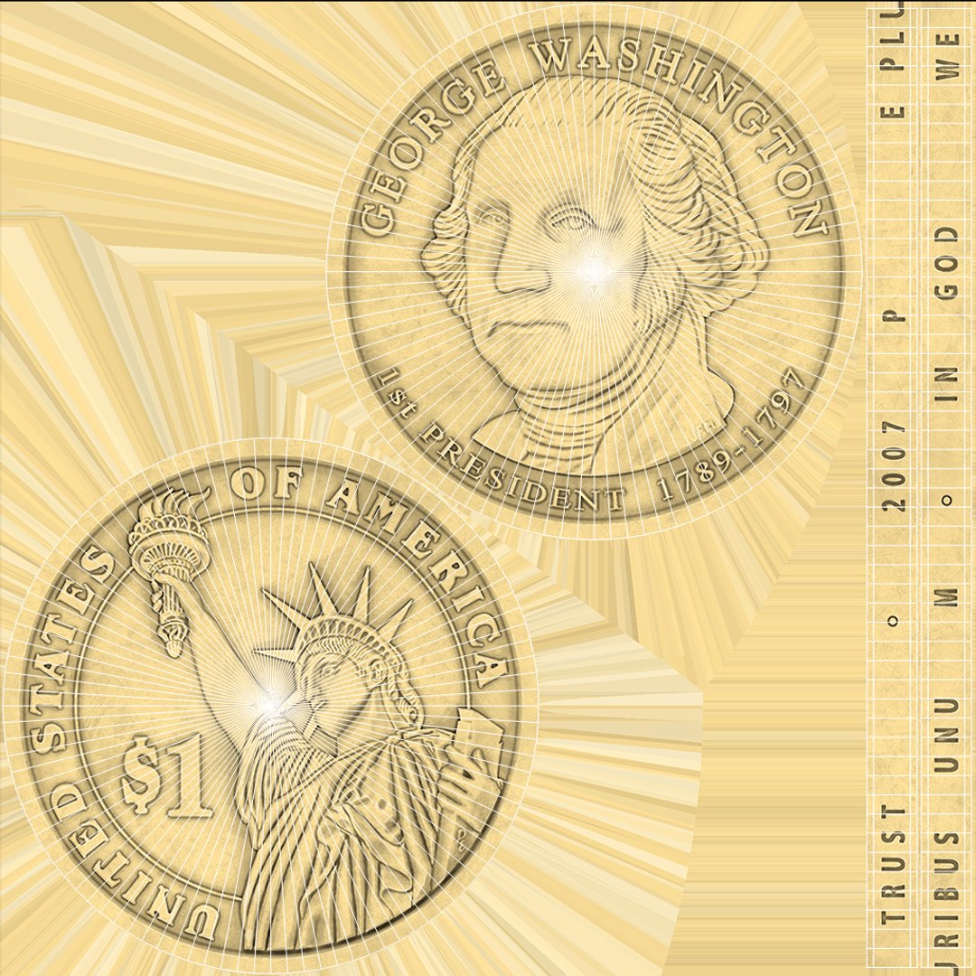 3D Dollar Coin Pbr Model - TurboSquid 1700177
