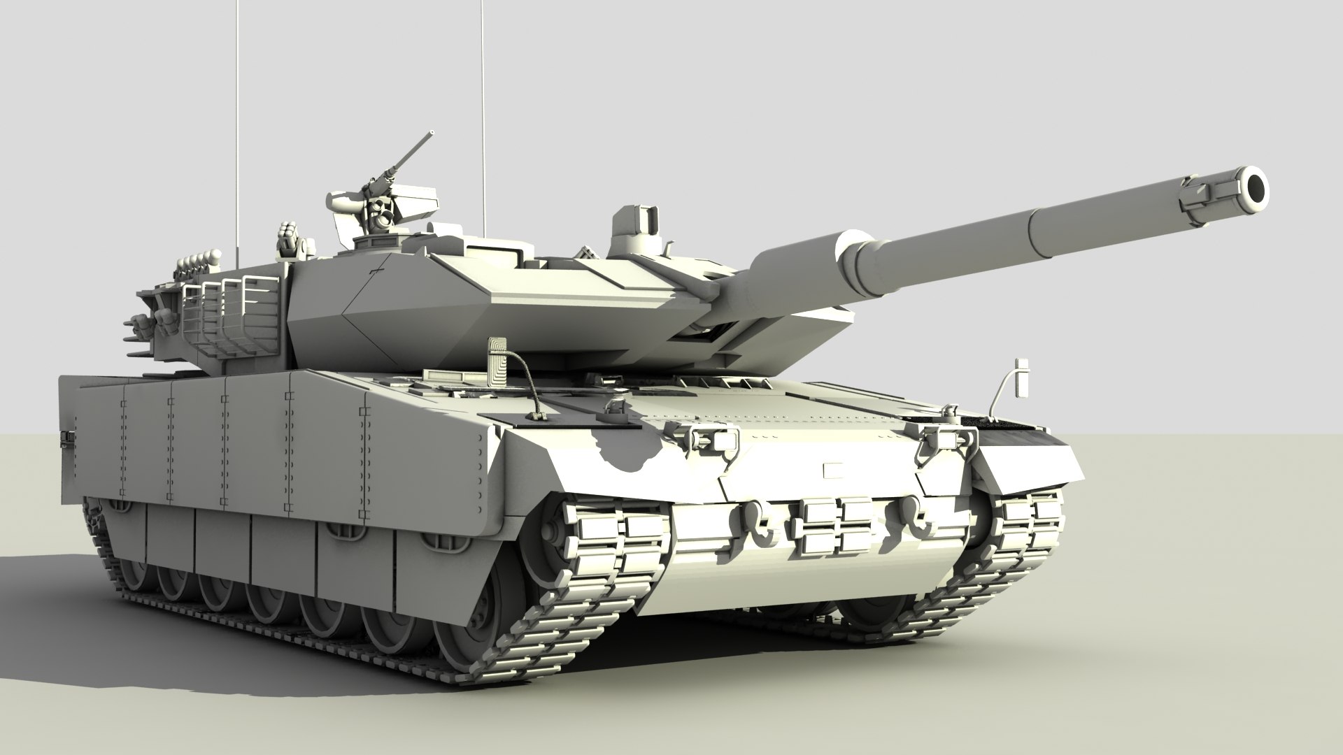 3d Turkish Main Battle Tank