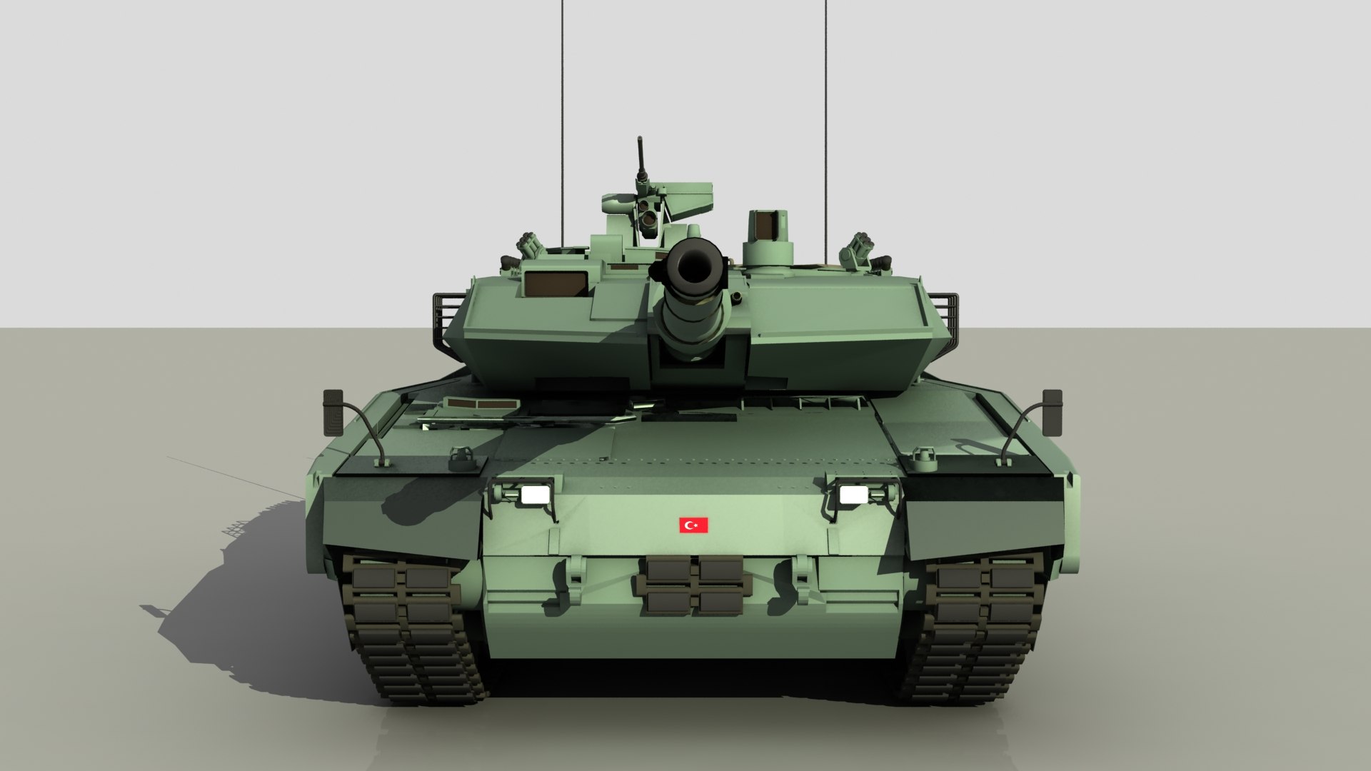 3d Turkish Main Battle Tank