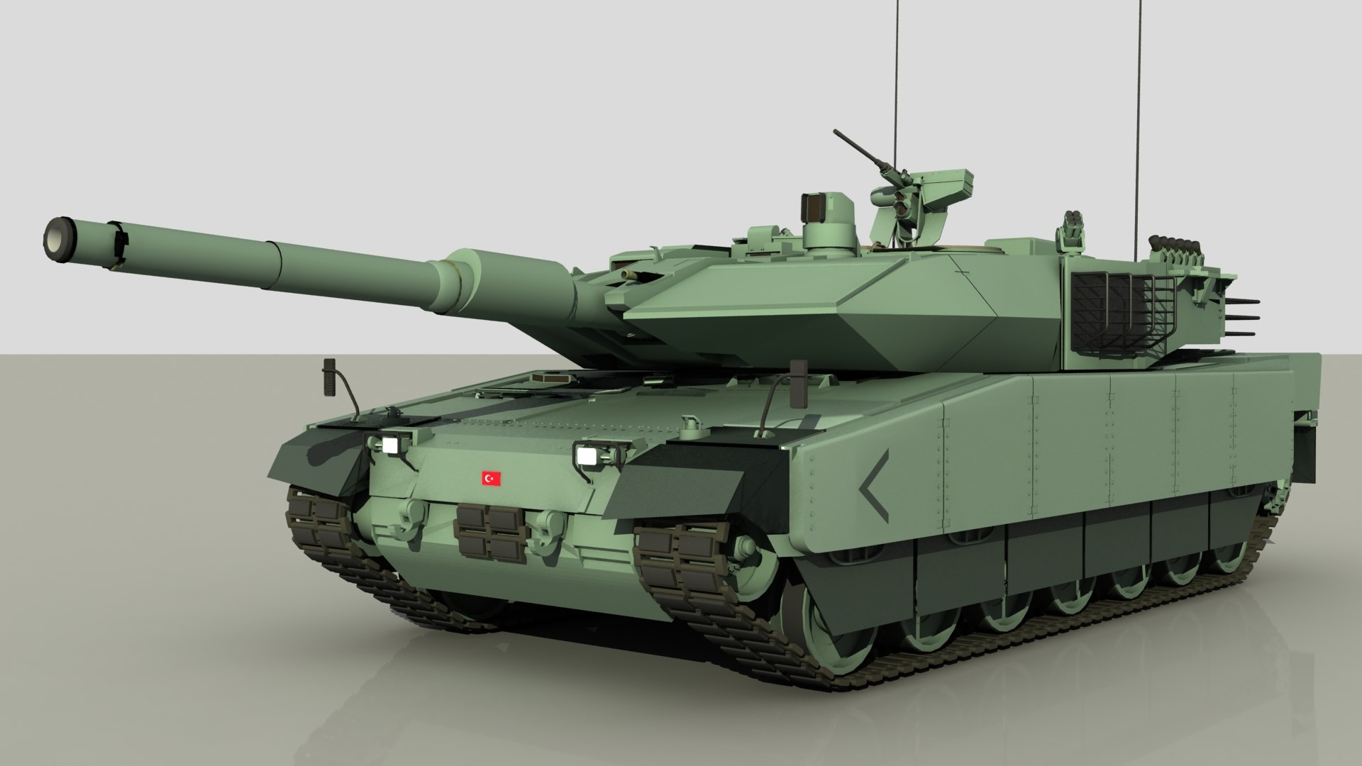 3d turkish main battle tank
