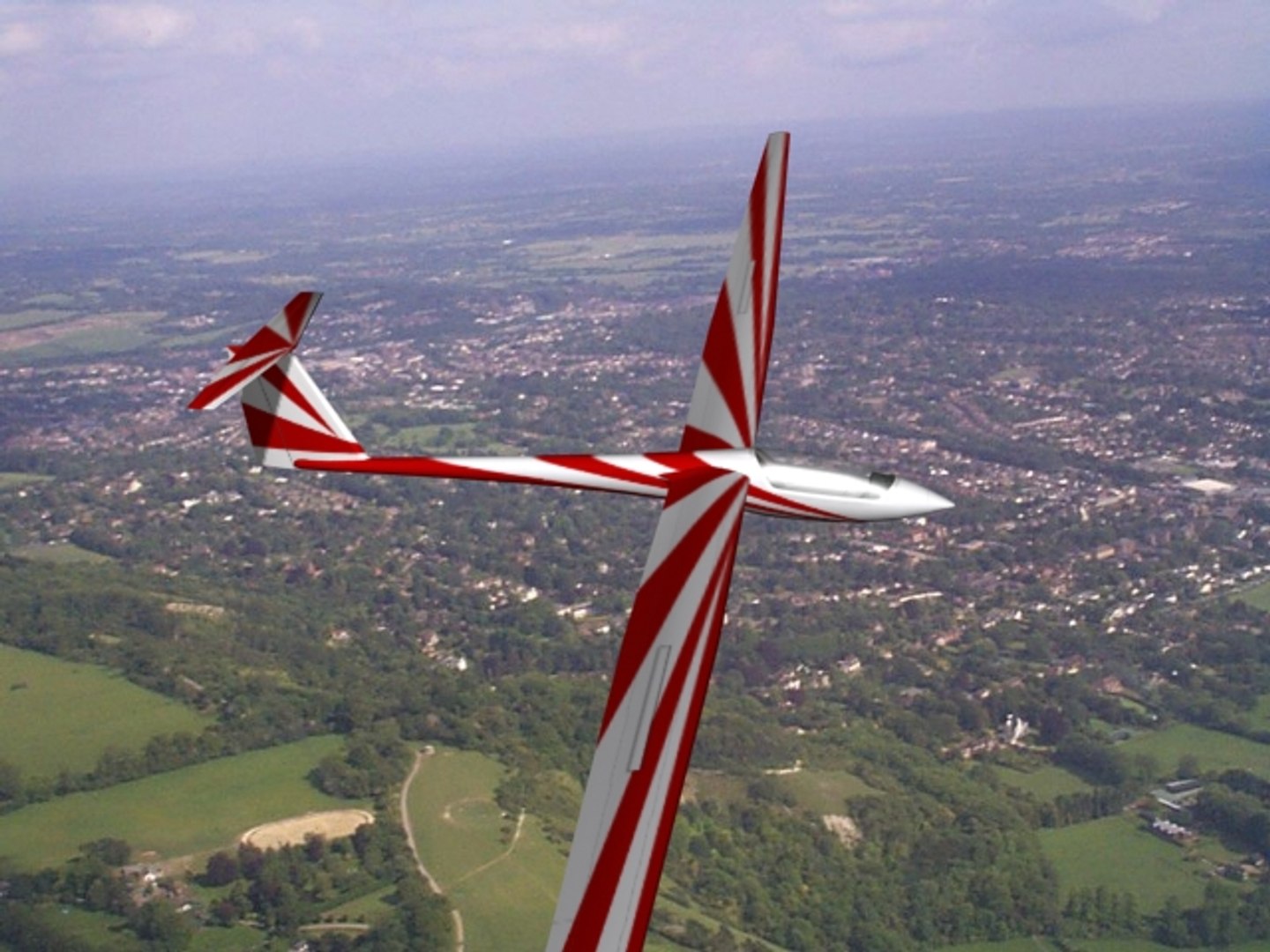 Asw 22 Sailplane 3ds