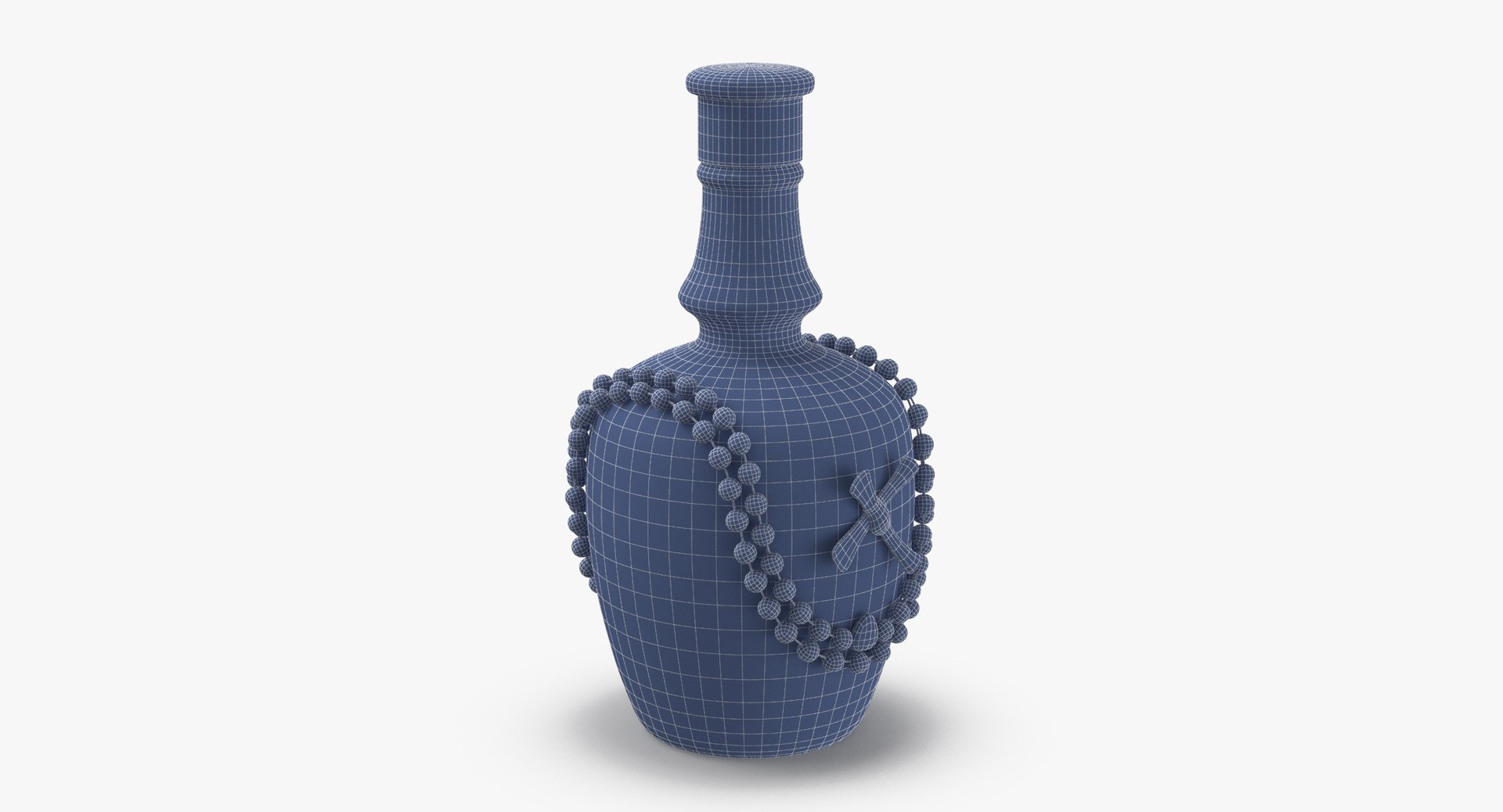 Voodoo Spirit Bottle 01 3d Model