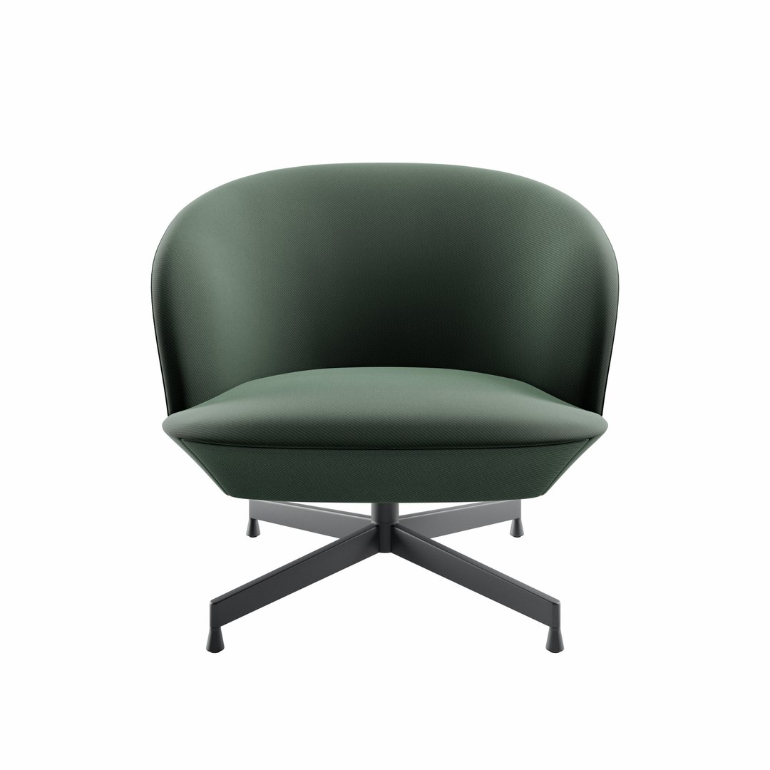 3D Oslo Lounge Chair By MUUTO Model - TurboSquid 1901391