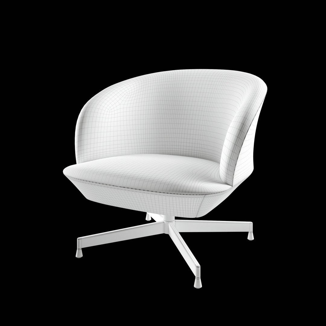 3D Oslo Lounge Chair By MUUTO Model - TurboSquid 1901391