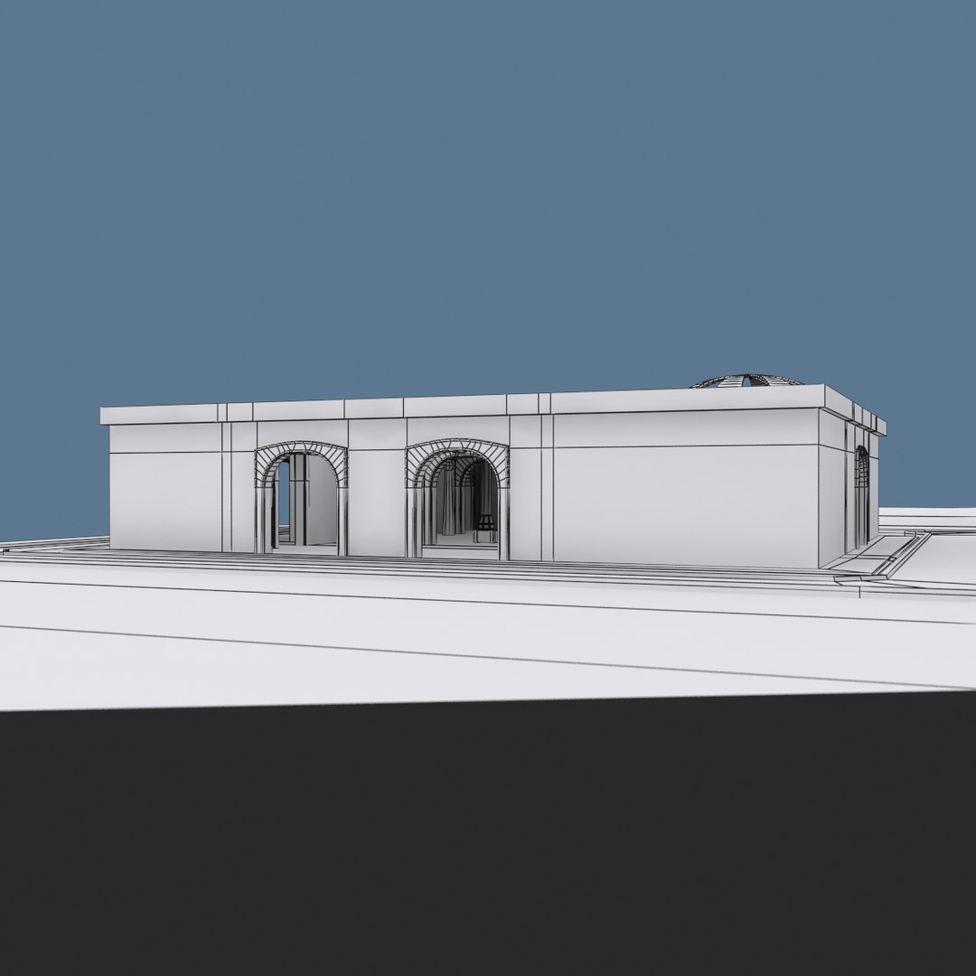 3d model buildings city scene