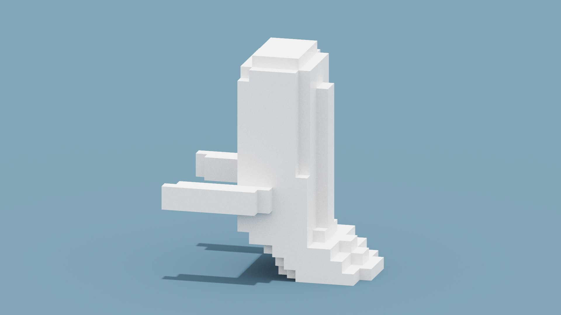 3D Model Voxel Ghost - TurboSquid 1927960