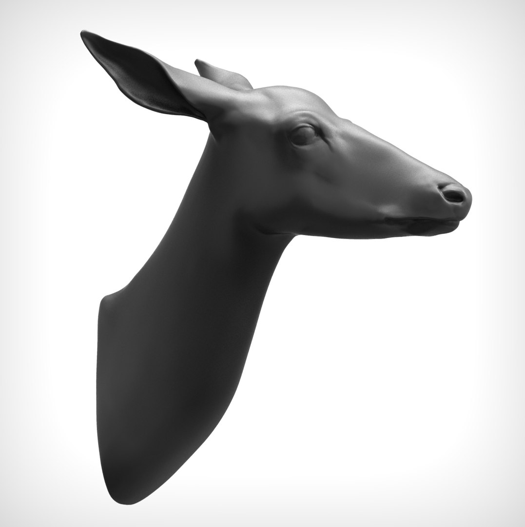 Deer Realistic Head Model - TurboSquid 1208113
