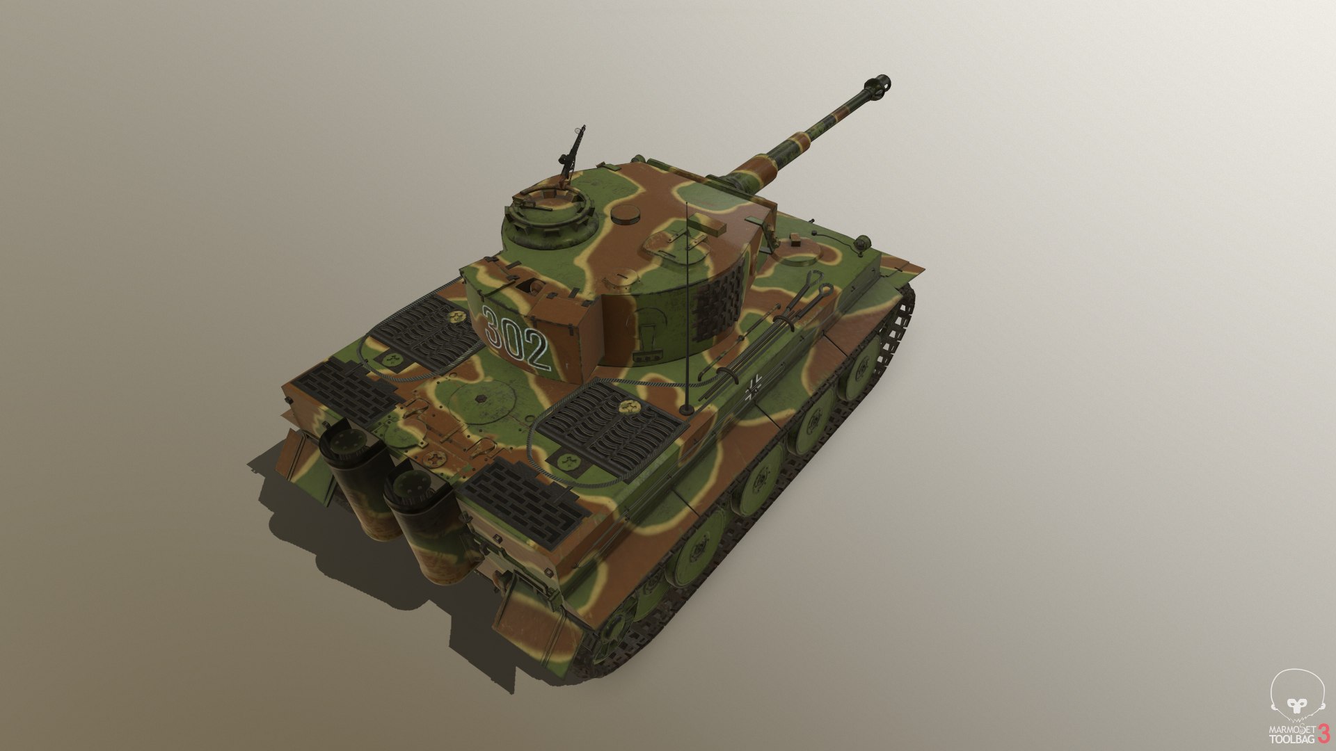 3D Tiger Tank E - TurboSquid 1702572