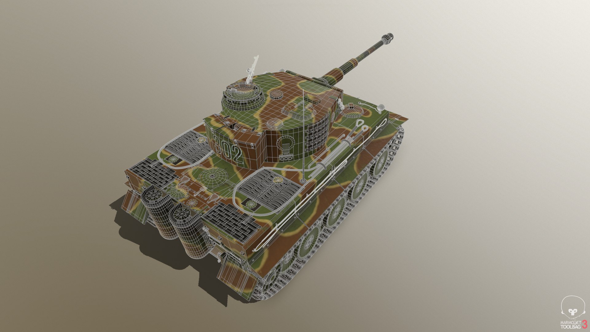 3D Tiger Tank E - TurboSquid 1702572